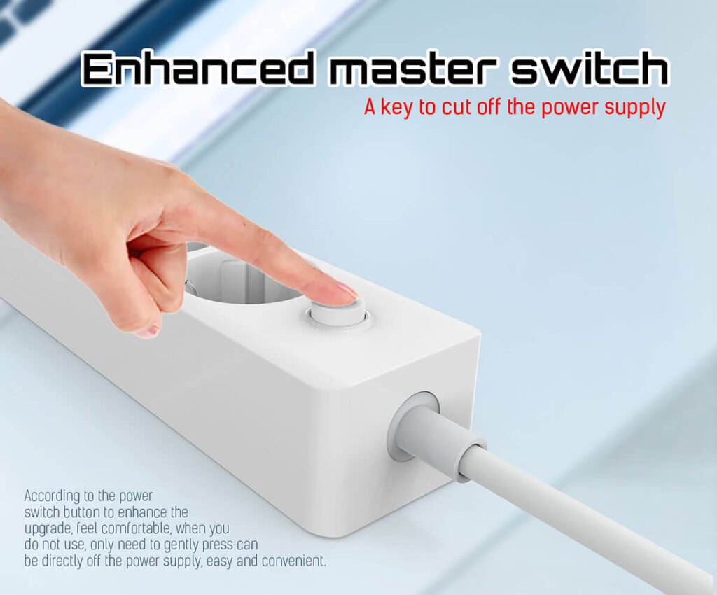 Tsmart Akım Korumalı Akıllı Priz 3USB Port - Tsmart